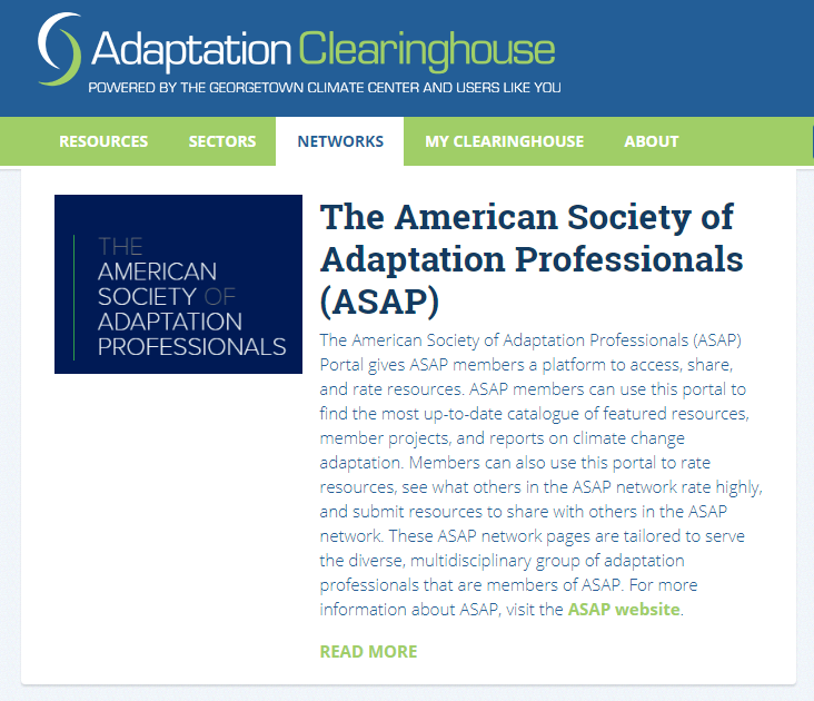 New Adaptation Clearinghouse portal for ASAP members -- Link your ...